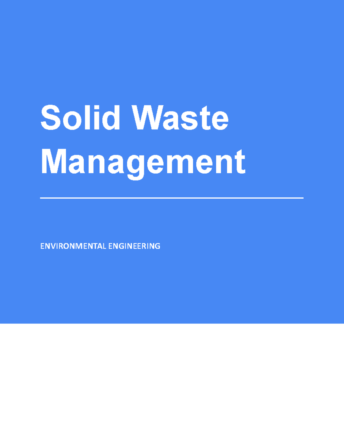 Solid Waste Management - Copyright © 2014-2020 TestBook Edu Solutions ...