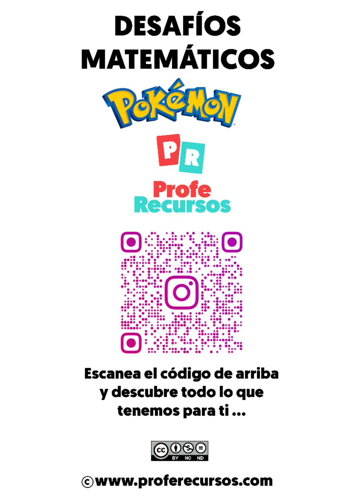 Desafios Matematicos Pokemon (Proferecursos - Introducción a la ...