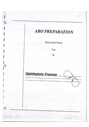 Part 2 Basic Optical Principles - VCT 1105 - Studocu