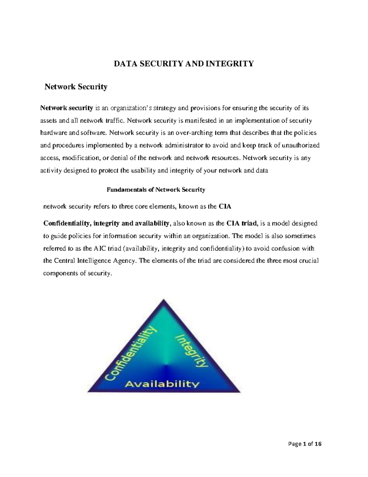 Chapter 6 - artificial intelligence - Page 1 of 16 DATA SECURITY AND ...