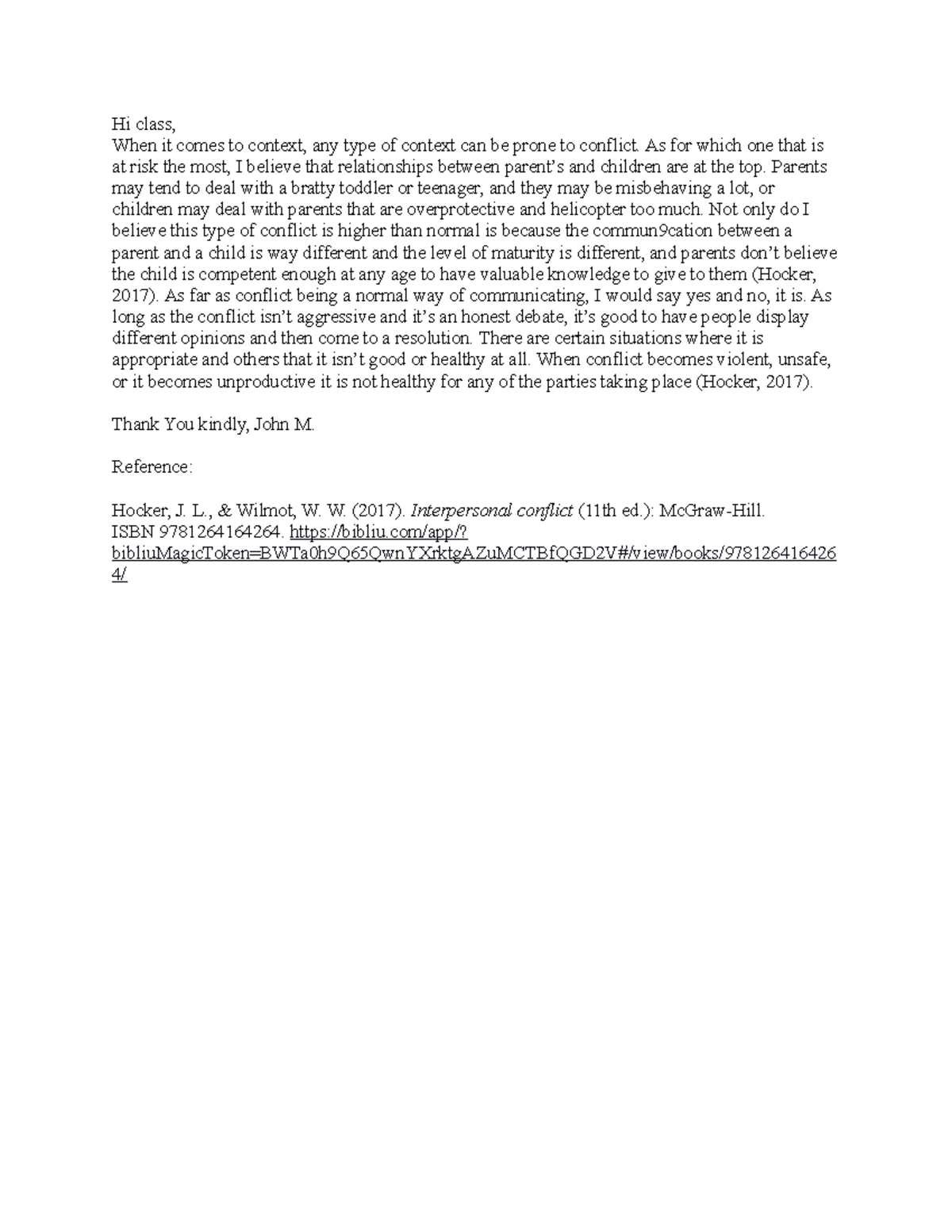 Topic 1 Dq 2 Assignment Work Hi Class When It Comes To Context Any Type Of Context Can Be