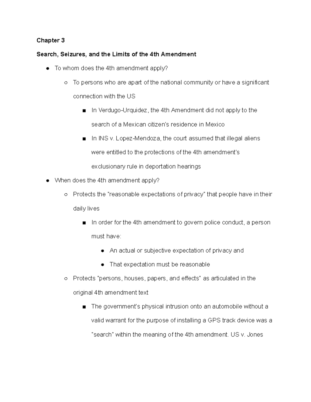 CCP Chapter 3 - Professor Smith - Chapter 3 Search, Seizures, and the ...