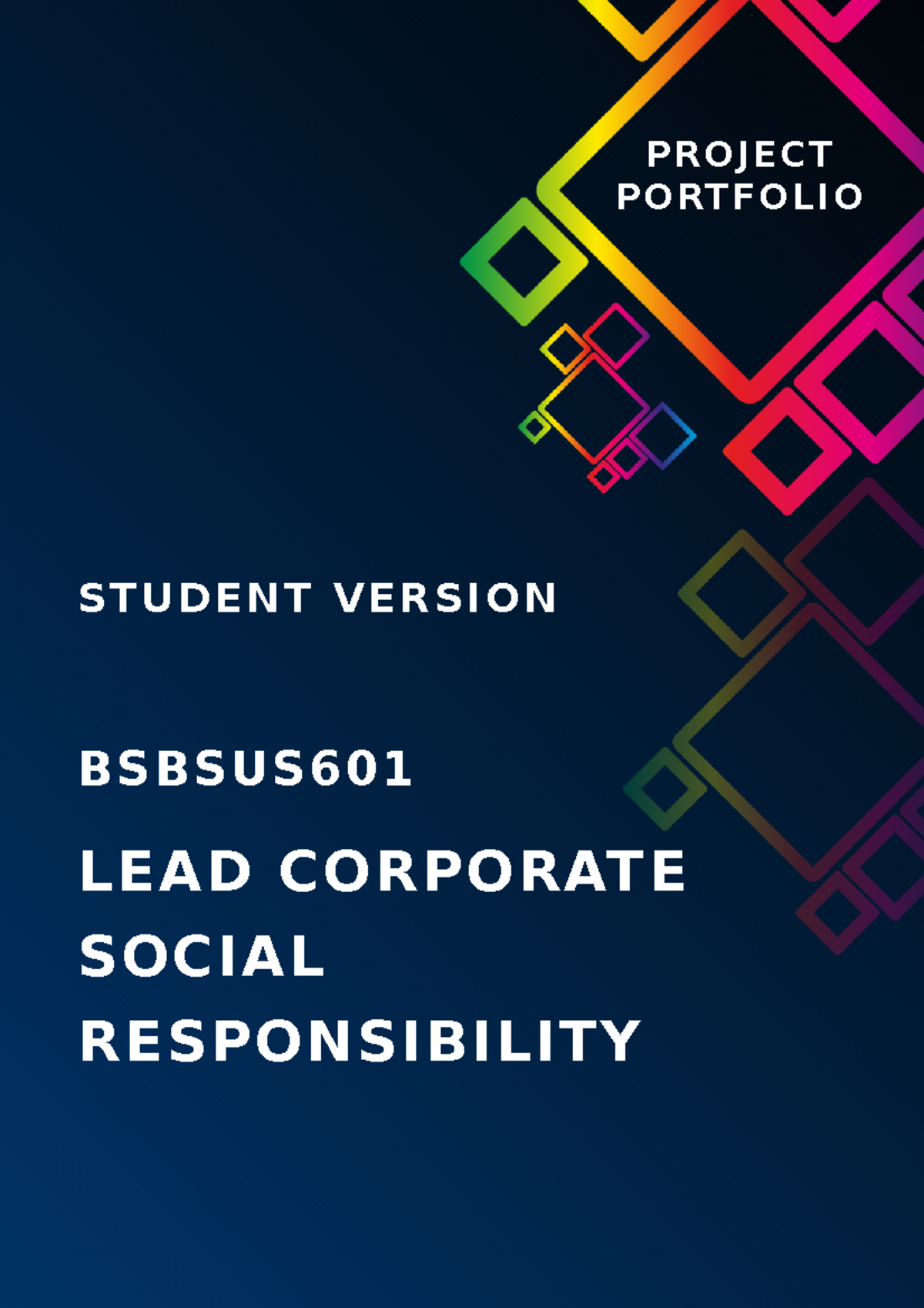 Project Portfolio v5 - LEAD CORPORATE SOCIAL RESPONSIBILITY BSBSUS ...