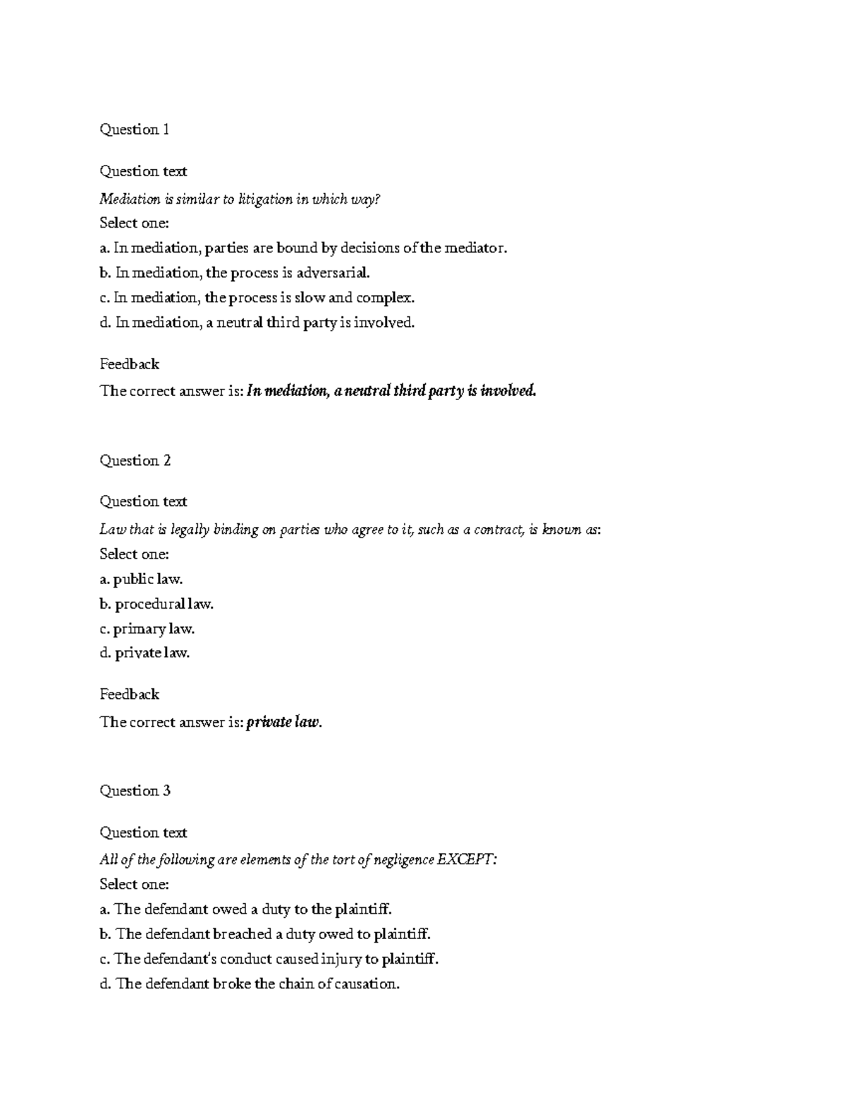 BUS 3305 Graded Quiz Unit 3 answers validated - Question 1 Question ... BUS 3305 Graded Quiz Unit 3 answers validated - Question 1 Question ...