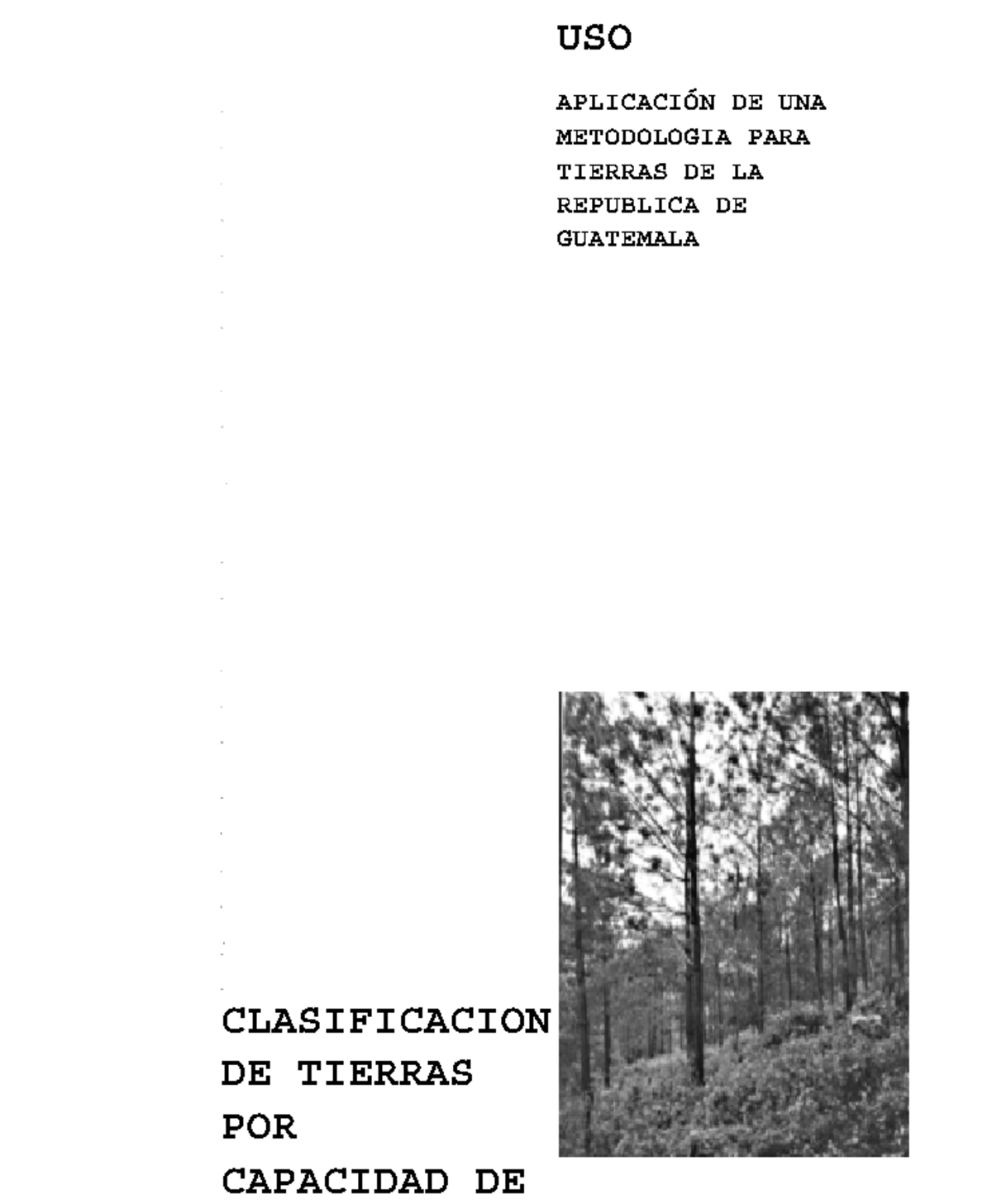 Clasificación de tierras por capacidad de uso - s e u q s o B e d l a n ...