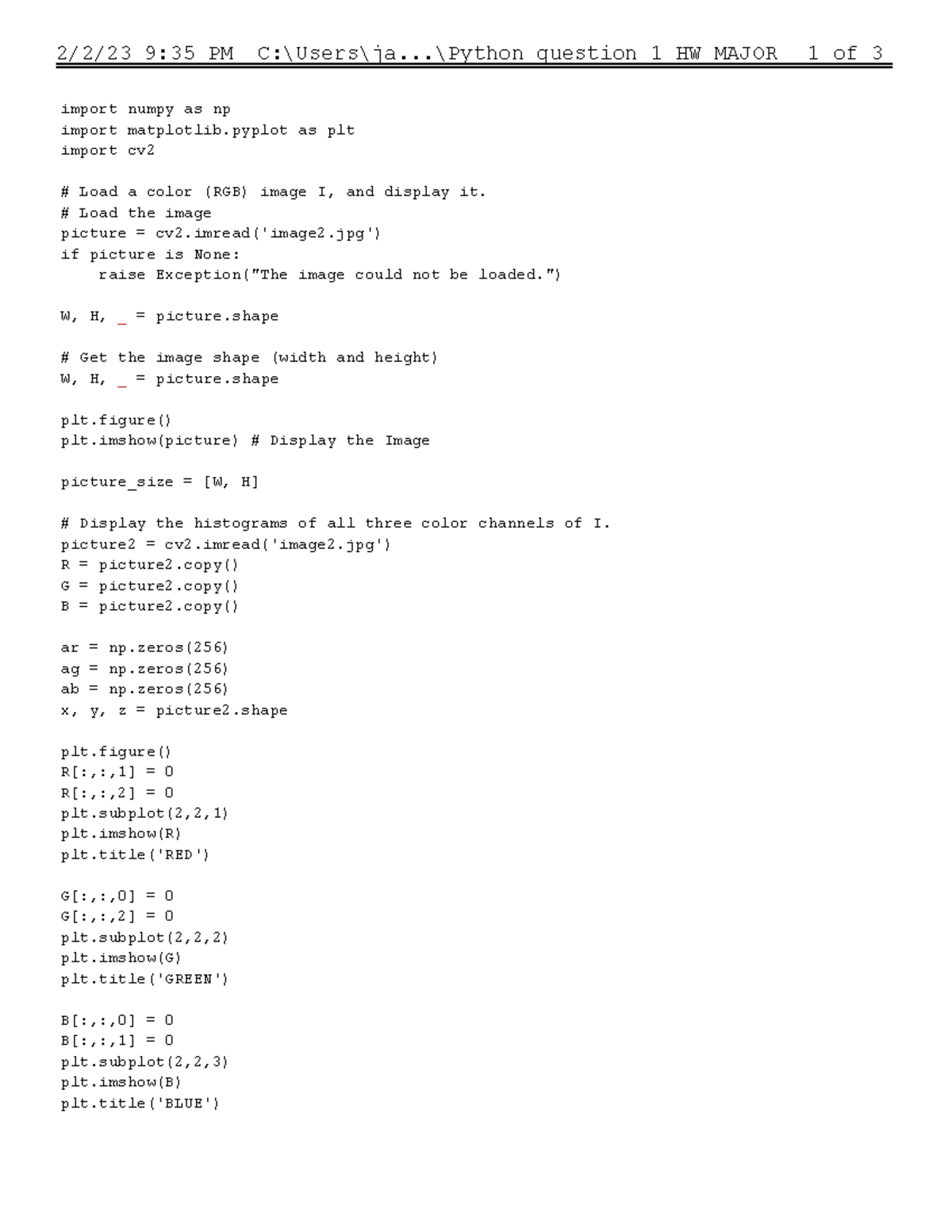 EE4780 HW1 - practice questions to learn - 2/2/23 9:35 PM C:\Users\ja...\Python_question_1_HW ...