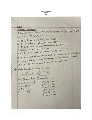 DFA practice questions with answers - EXERCISES 83 EXERCISES A1 The ...