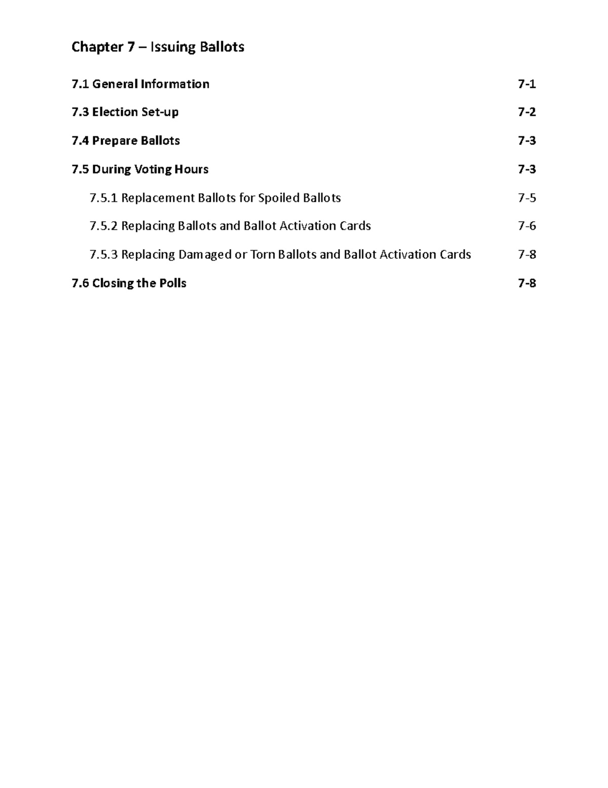 I 16 Chapter 7 2024 Issuing Ballots - Chapter 7 – Issuing Ballots 7 ...