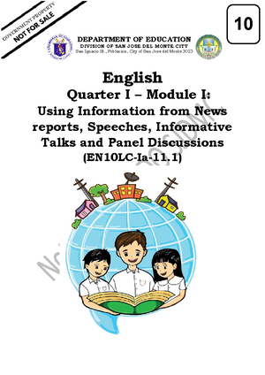 SHS SLM-CNF MELC4 MNHS - Creative Nonfiction Module 4 SH S HUMMS ...