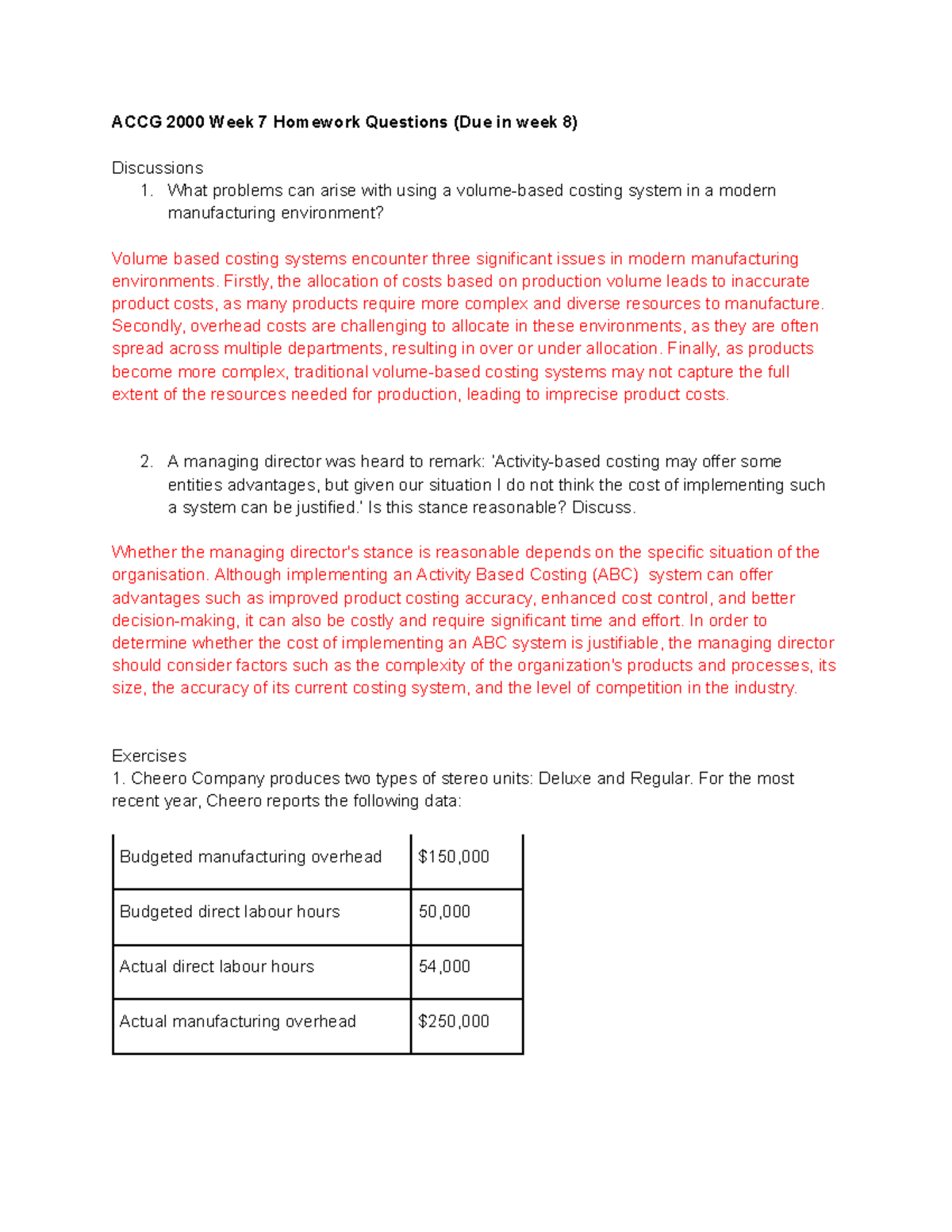ACCG 2000 Week 7 Homework Questions (Due in week 8) - ACCG 2000 Week 7 Homework Questions (Due ...