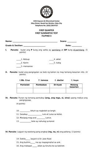 Scope and Sequence of Physical Education and Health - SCOPE AND ...