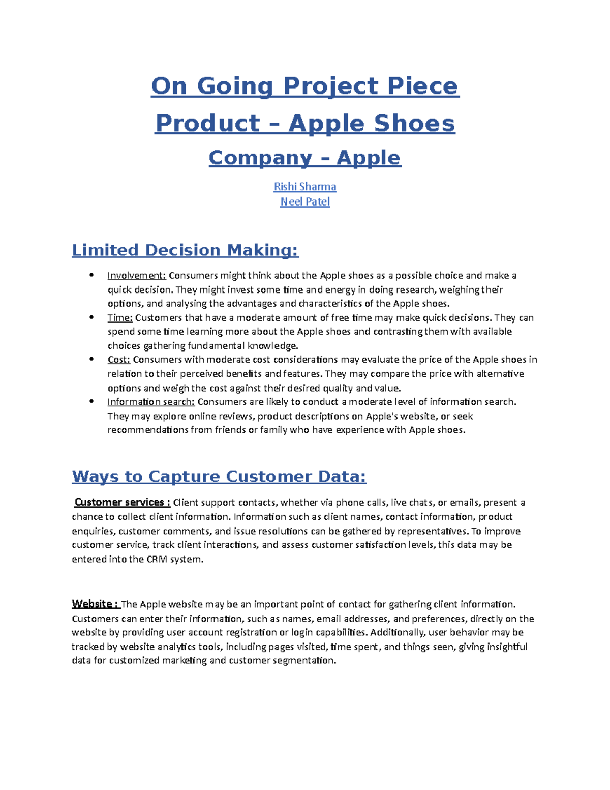 On Going Project Piece 4 - On Going Project Piece Product – Apple Shoes ...