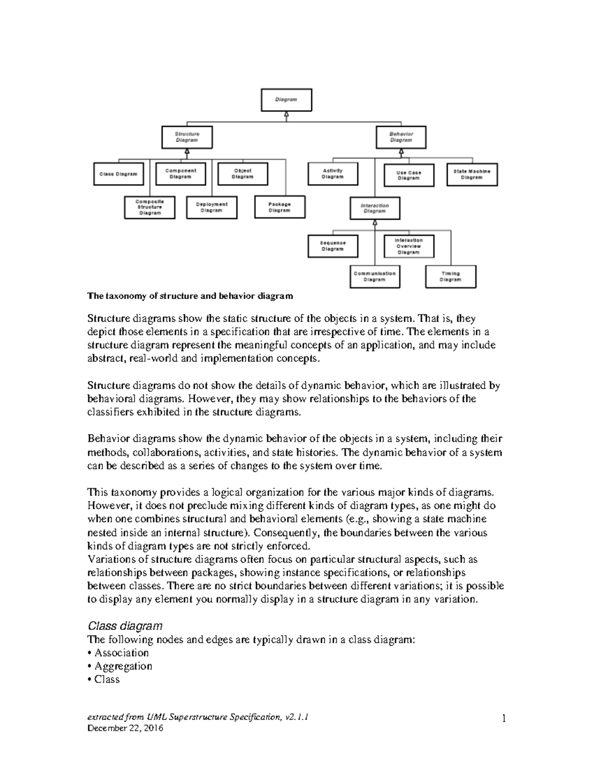 Chapter 6a UML Spec Notes - extracted from UML Superstructure ...
