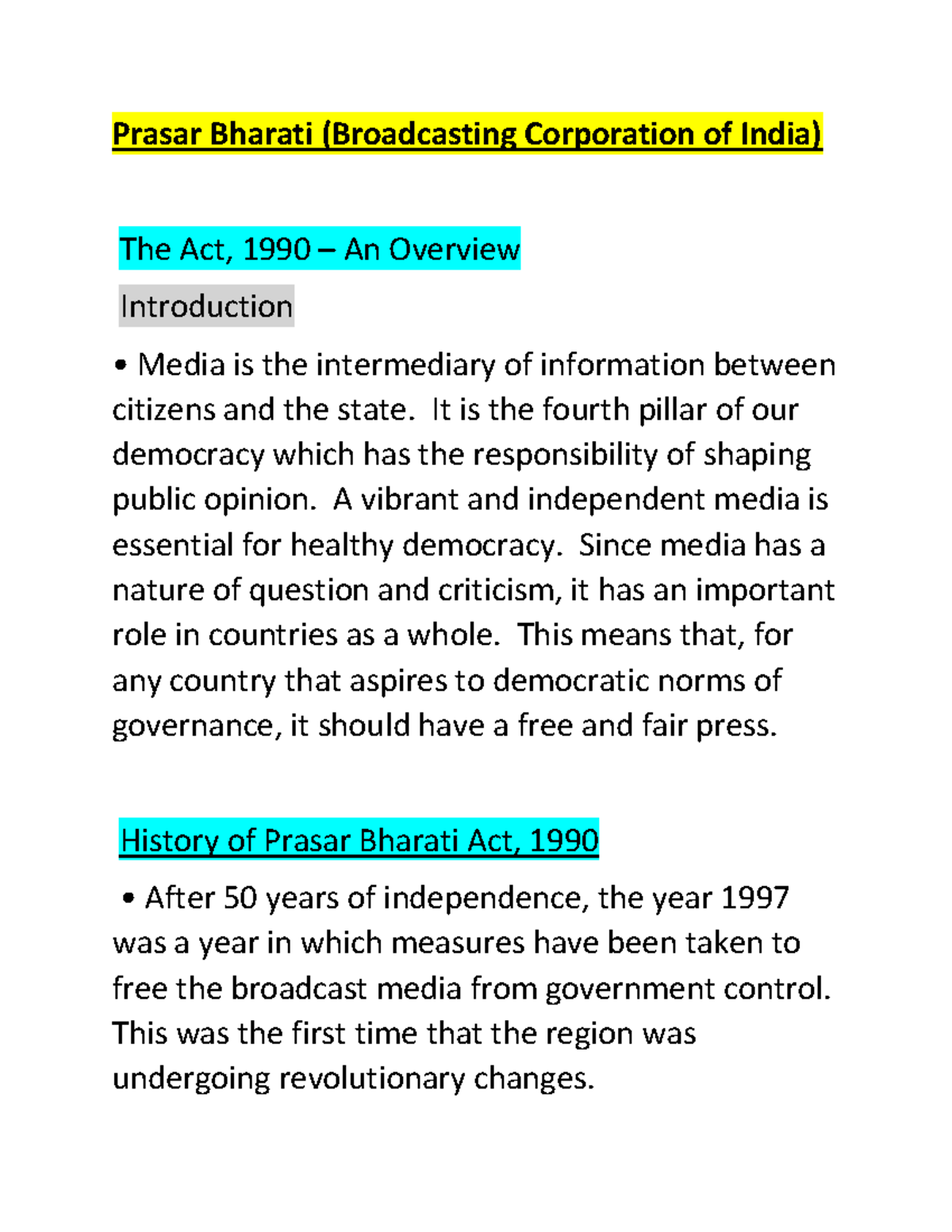Prasar Bharati (English) - Prasar Bharati (Broadcasting Corporation of ...