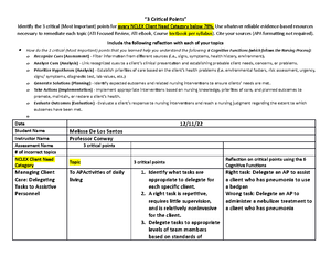 Focused Review - Remediation Document to use for 3 Critical Points - “3 ...