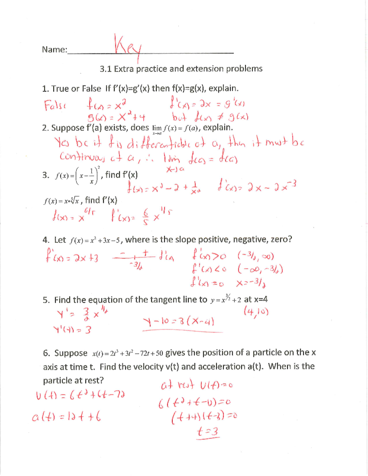 AB 3.1 extension questions key - Studocu