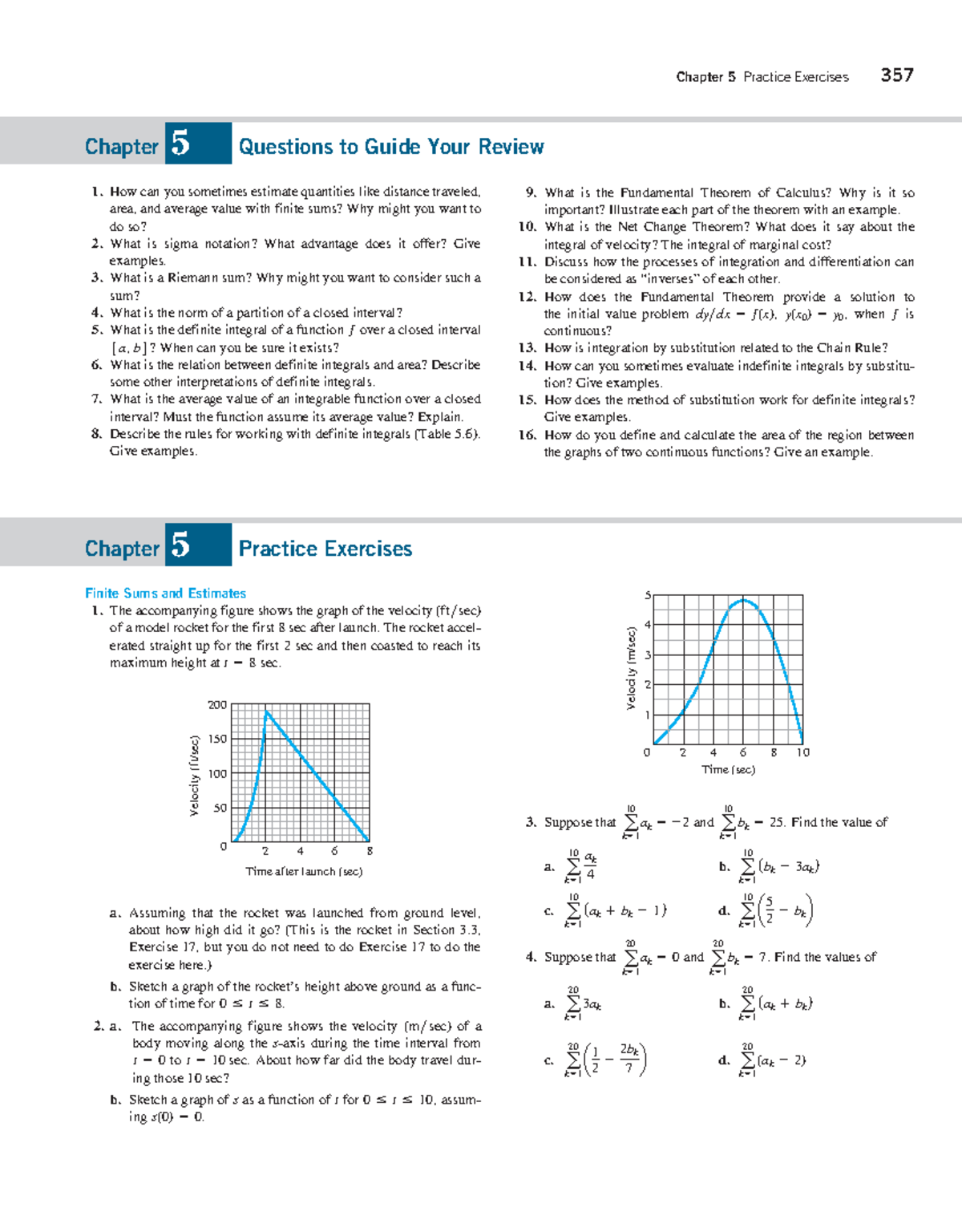 Math ch5-review - math work - Chapter 5 Questions to Guide Your Review ...