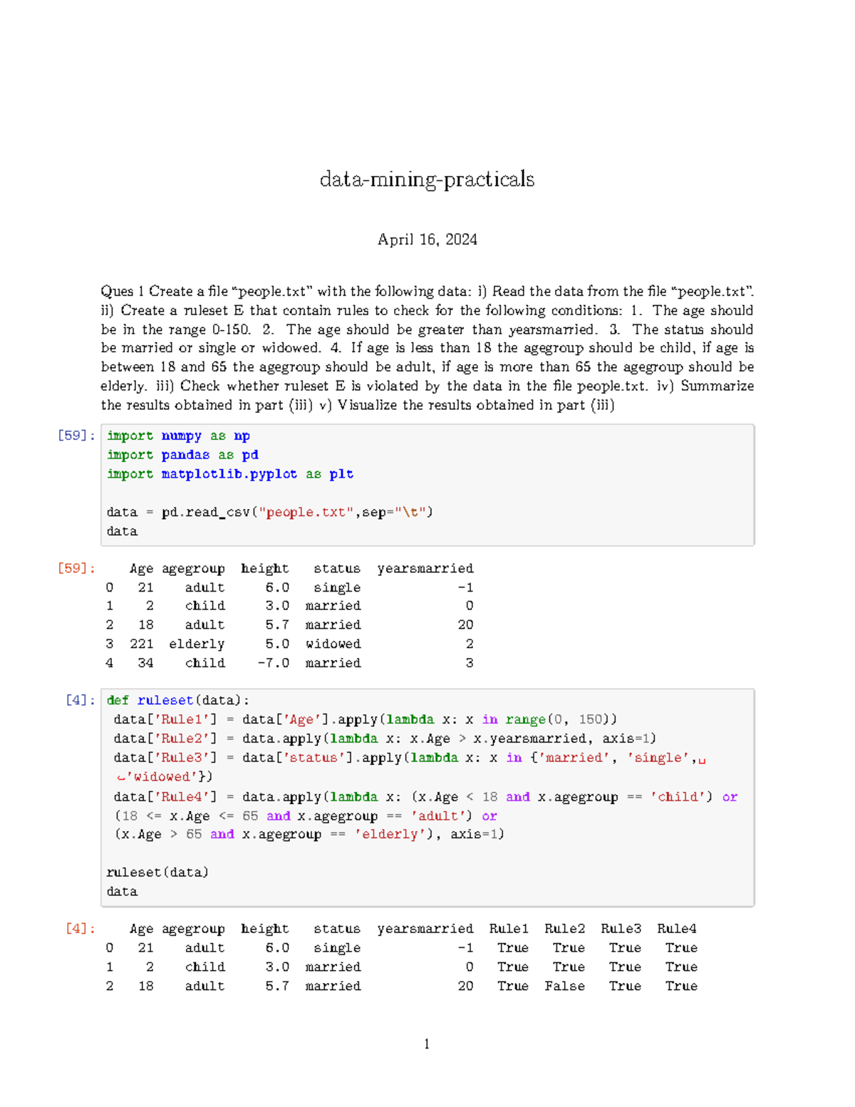Data-mining-practicals - data-mining-practicals April 16, 2024 Ques 1 Create a file “people ...