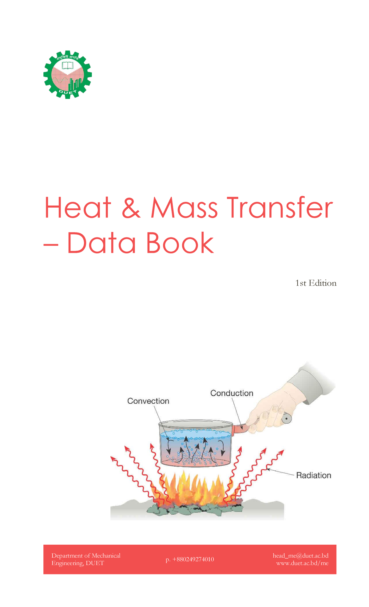 Data Book for Heat & Mass Transfer - Heat & Mass Transfer – Data Book ...