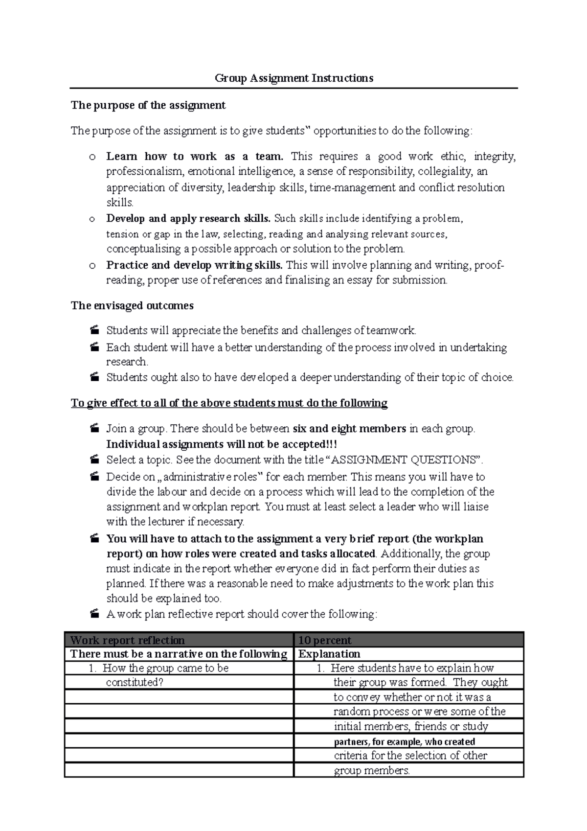 Group Assignment Instructions 2023 updated - Group Assignment ...