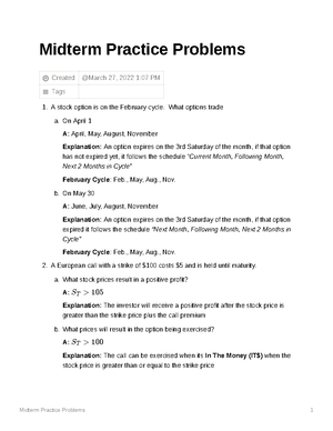 Exam Outline Midterm Options - EXAM OUTLINE MIDTERM OPTIONS – FALL 2022 ...