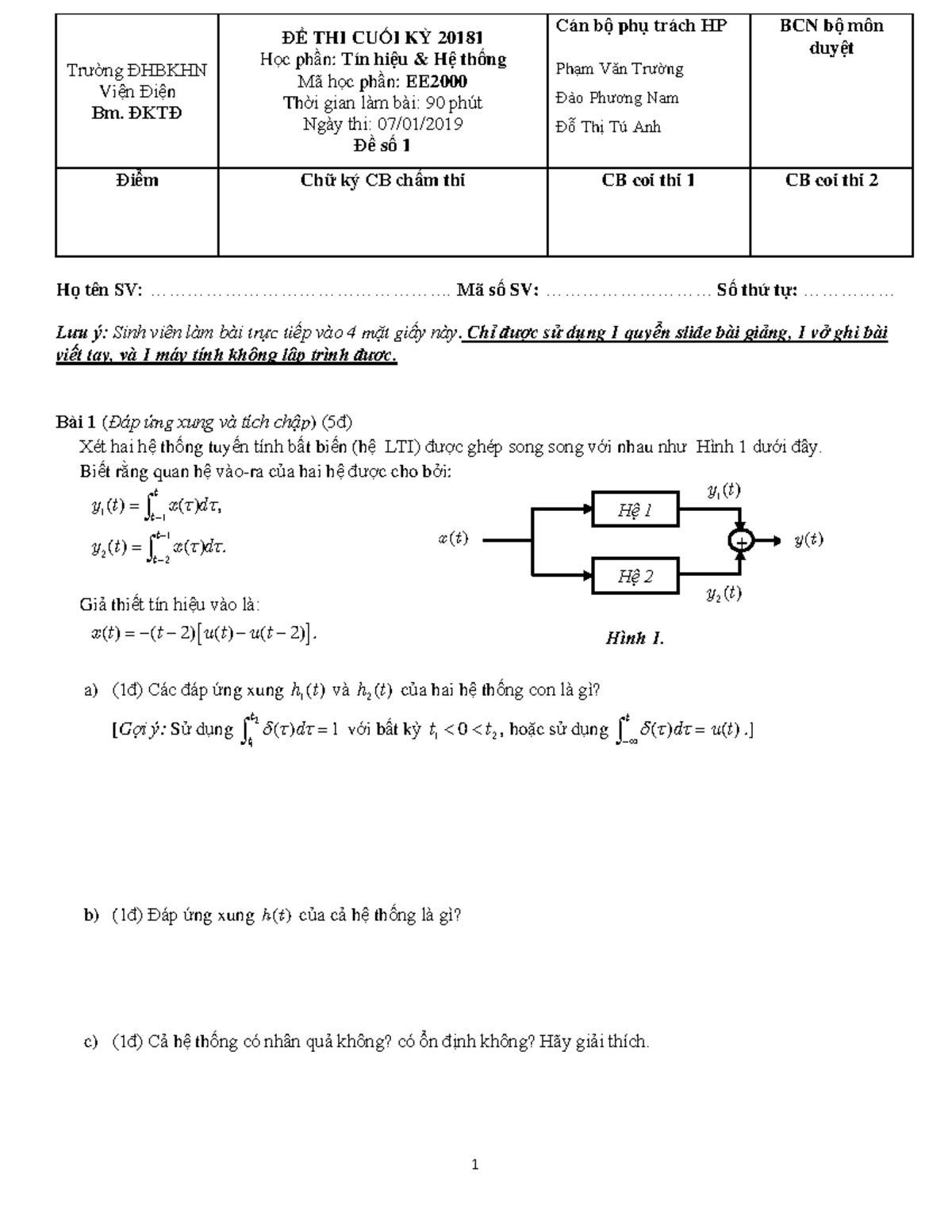 THHT-De-thi-cuoi-ky 2018 1 De1 - Họ tên SV