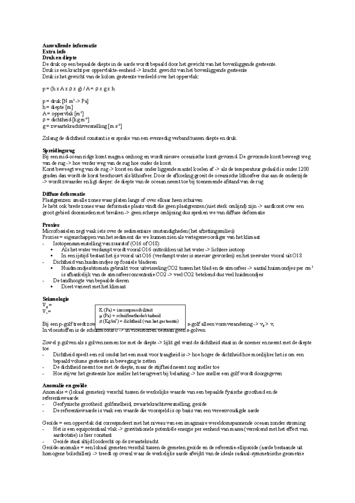 Aanvullende informatie SA1 - Aanvullende informatie Extra info Druk en ...