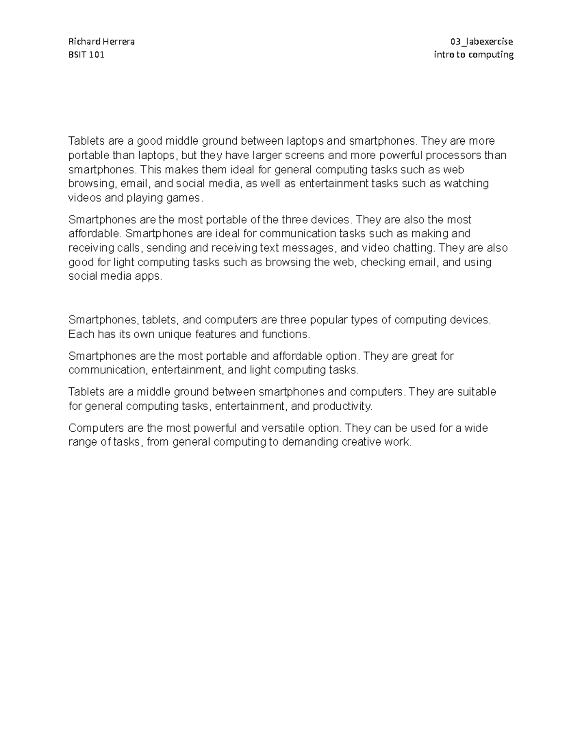 03labexercise(rtsrdhrr) - Richard Herrera 03_labexercise BSIT 101 intro ...
