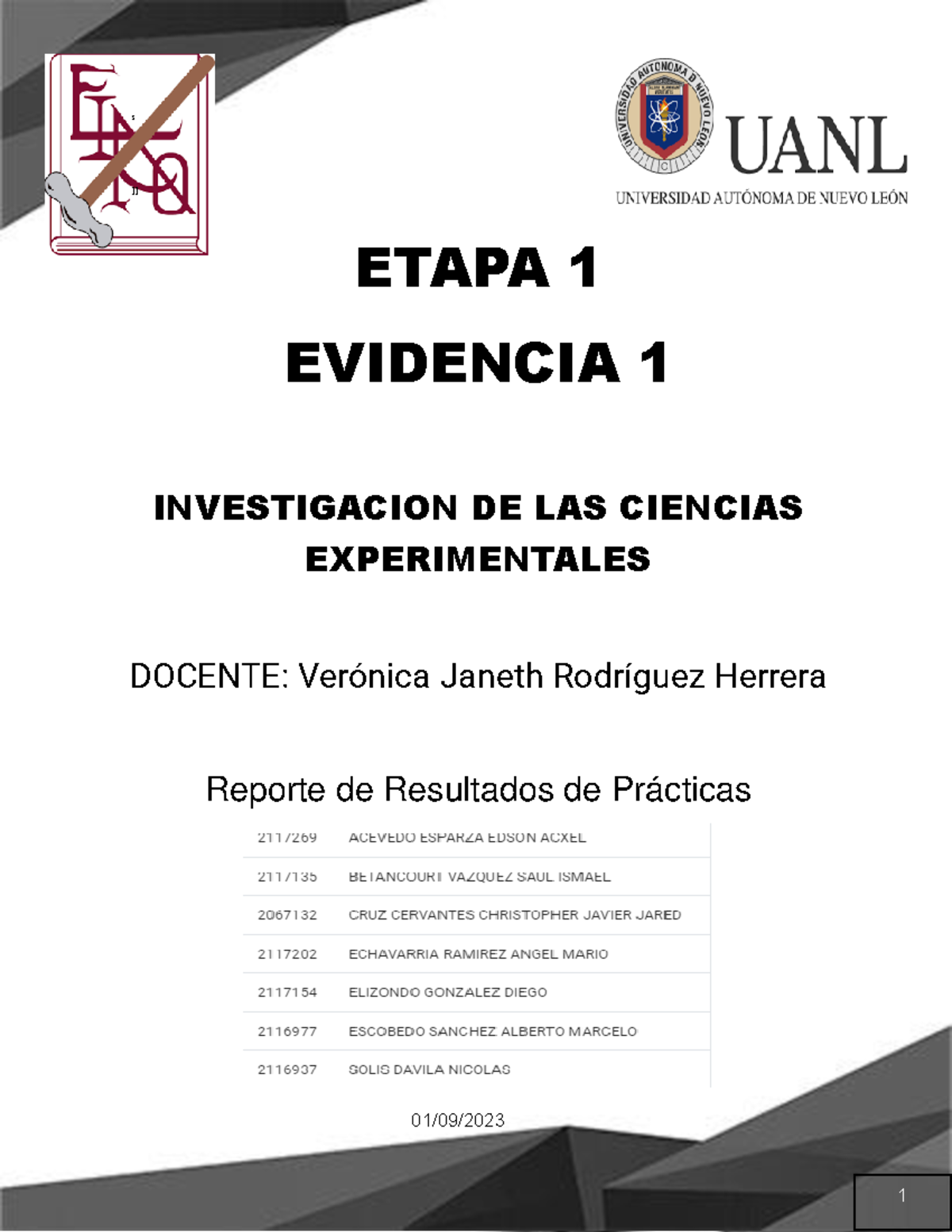Invex LO EV1 E1 - ASDERRRRRRRRRRRR - 1 11 01/09/ s }} ETAPA 1 EVIDENCIA 1 INVESTIGACION DE LAS ...