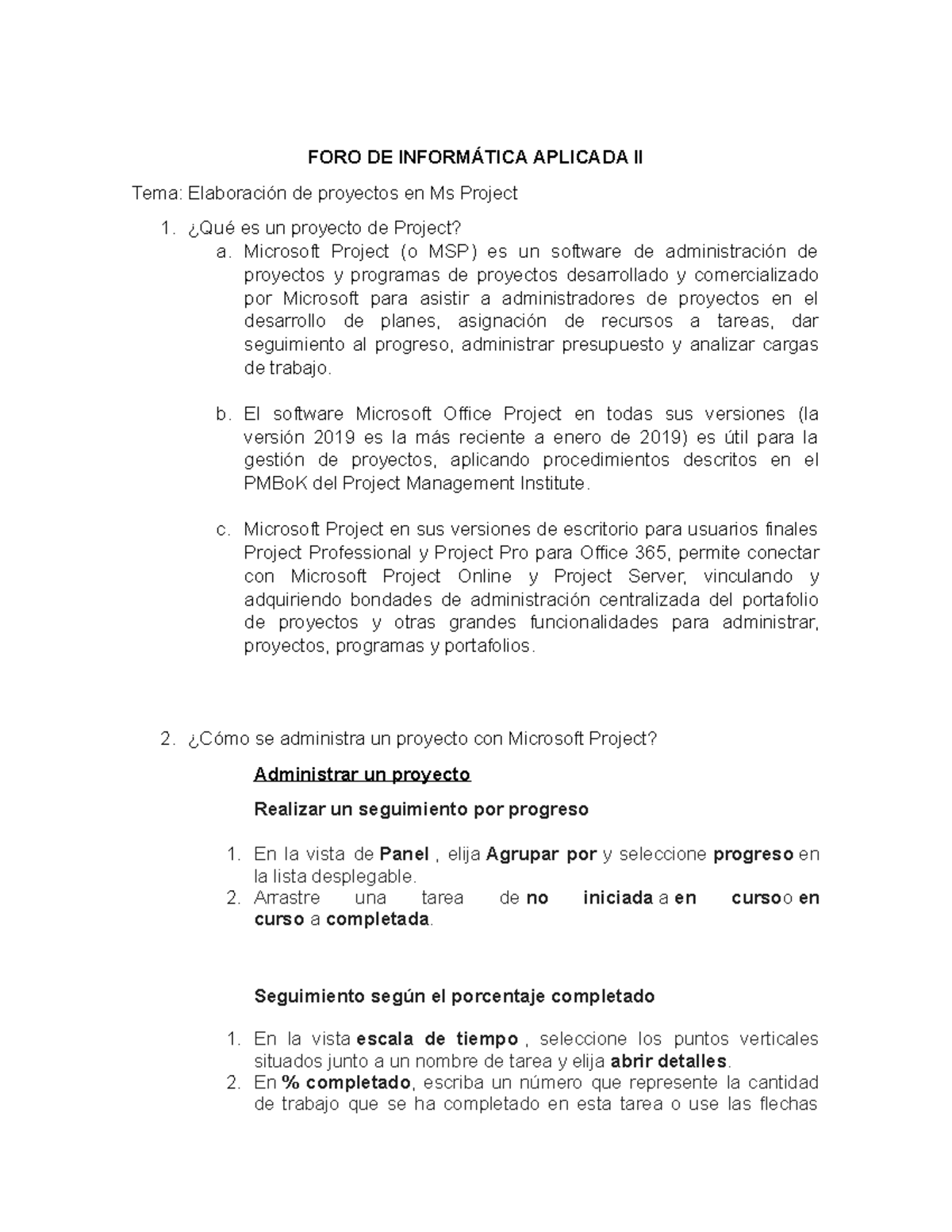 FORO DE Informática Aplicada, foro tematicoII - FORO DE INFORMÁTICA ...