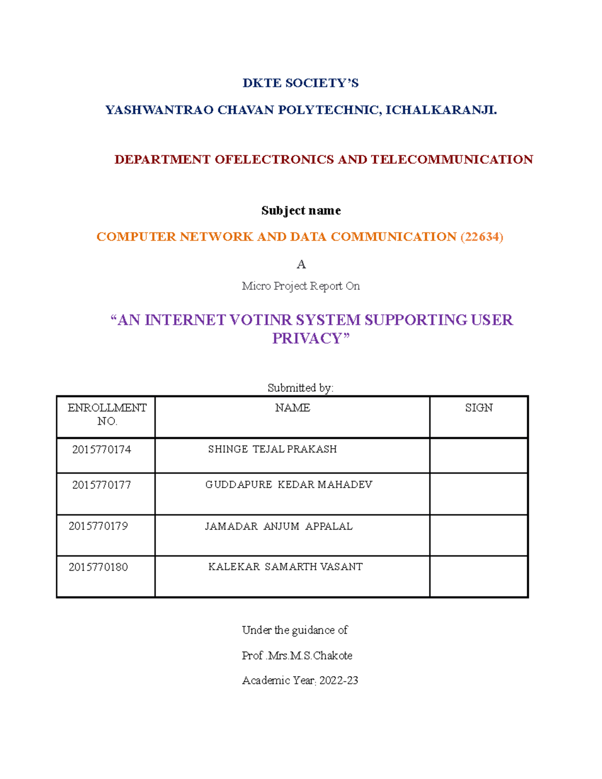 Cnd new - ede - DKTE SOCIETY’S YASHWANTRAO CHAVAN POLYTECHNIC ...