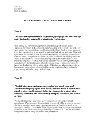 Report Analytical Report (Informal) - REPORT: Analytical Report ...