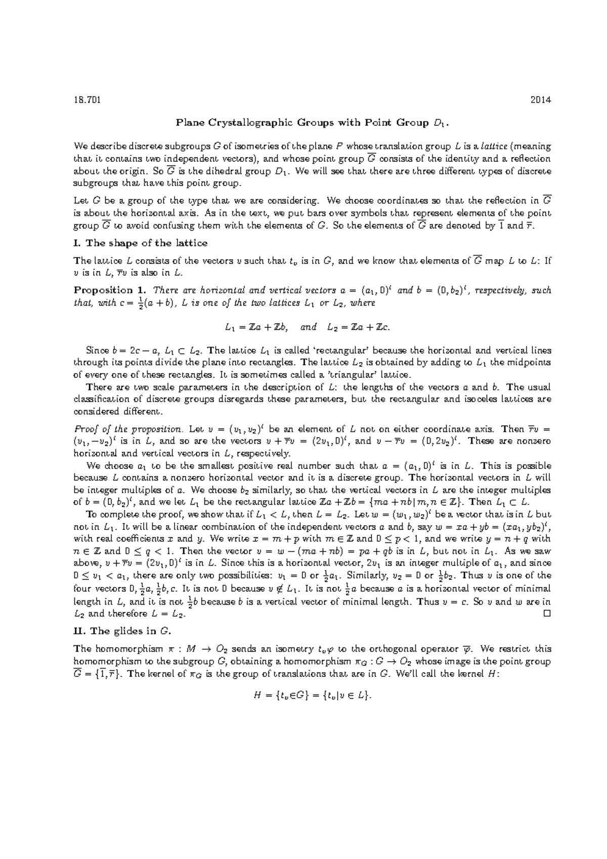 2014-plane crystallographic groups - 18 2014 Plane Crystallographic ...