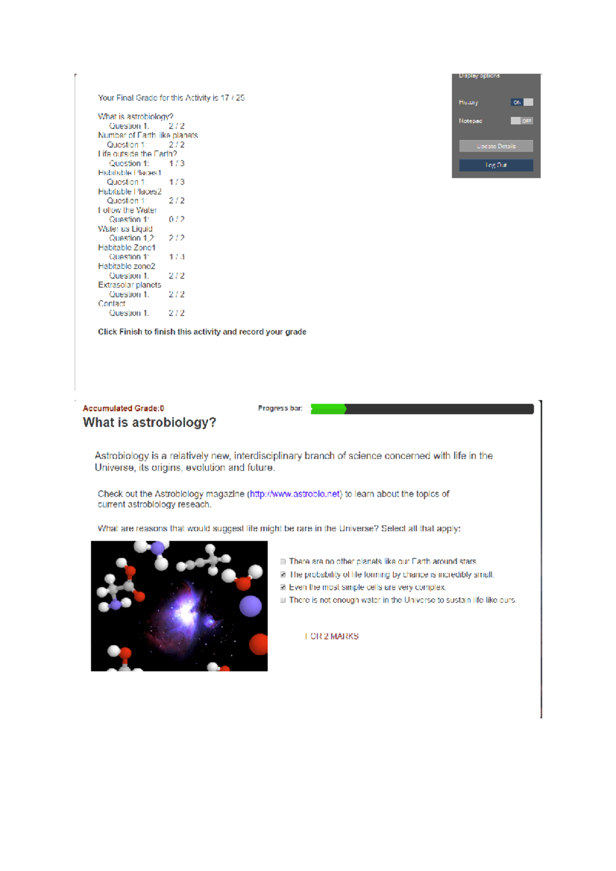 Lesson 2 - Introduction to Astrobiology - PHYS1160 - UNSW Sydney - Studocu