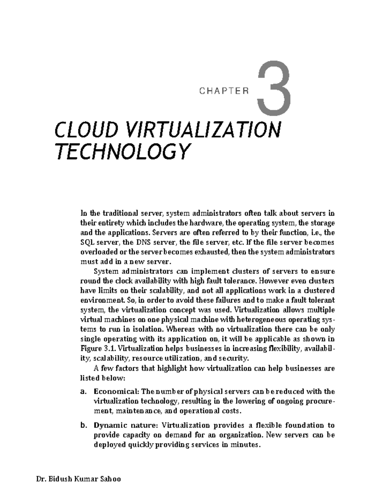 CC Notes UNIT 2 - C H A P T E R 3 CLOUD VIRTUALIZATION TECHNOLOGY In ...