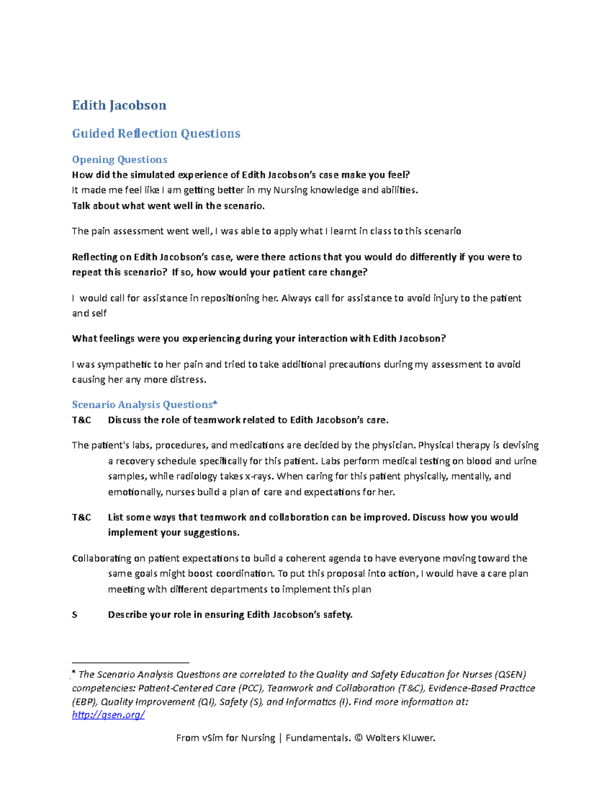 Fundamentals Case Edith Jacobson GRQ - Edith Jacobson Guided Reflection ...