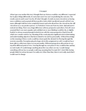 Persuasive speech Rough Draft - COMM 100 11/29/ Mom is the most ...