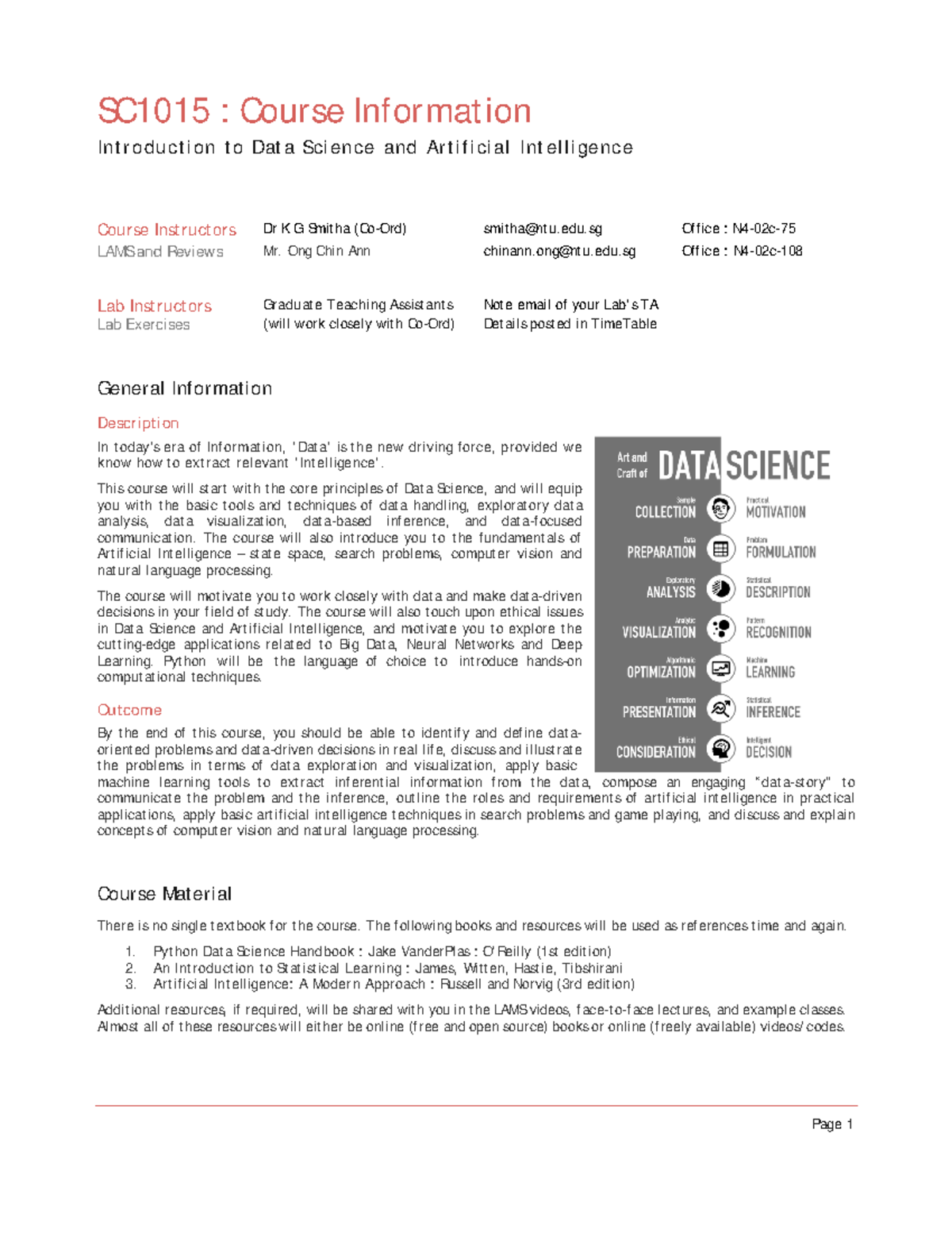 SC1015 Basic Information - Page 1 SC1015 : Course Information ...