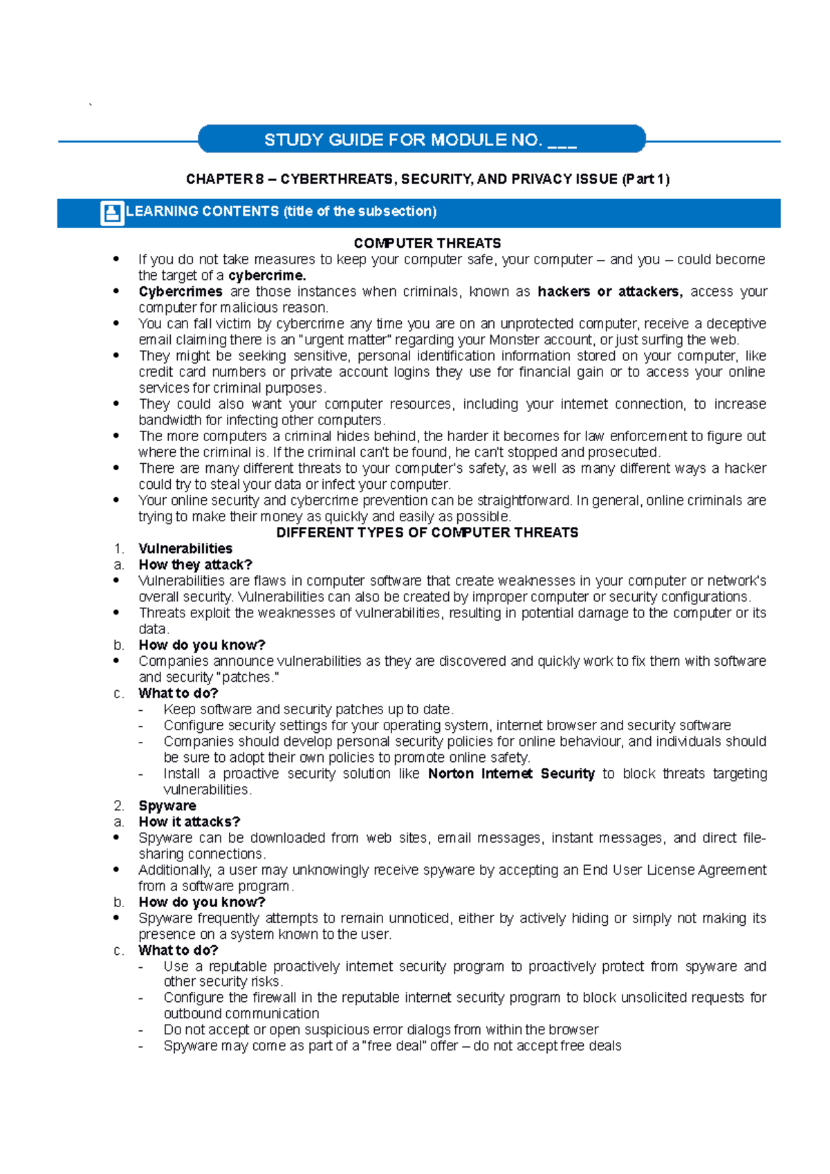 Chapter-8-Part-1-Security-Issues-Threats-to-Computers-and-Communication ...