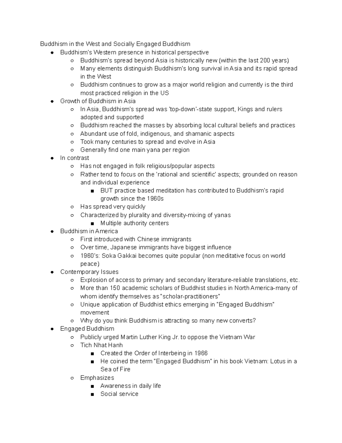 Buddhism in the West - Holly Grether RSLT 203 - Buddhism in the West ...