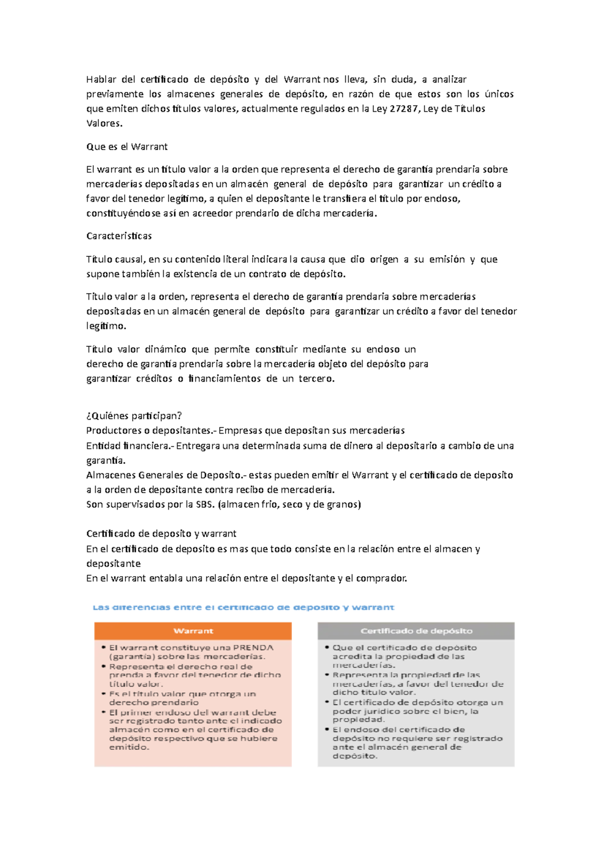 Warrant - Que es el Warrant El warrant es un título valor a la orden ...