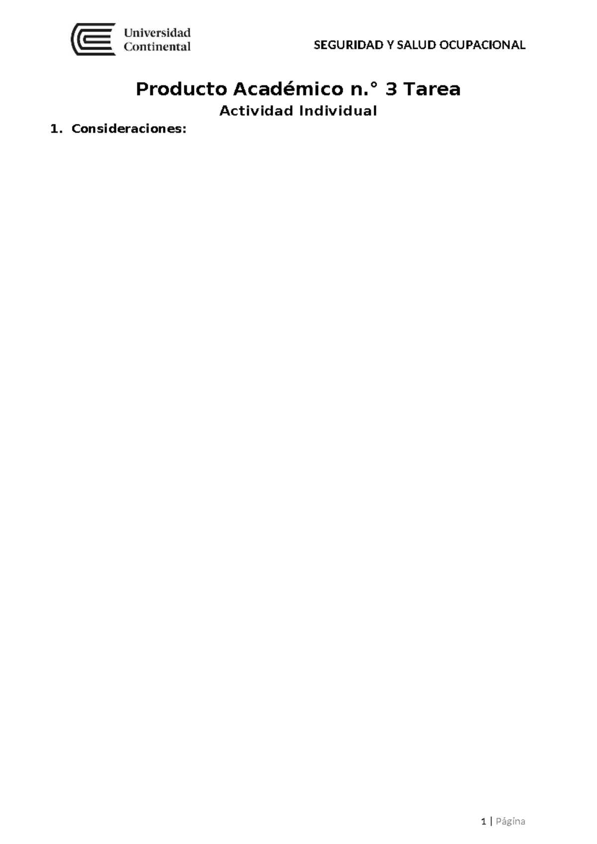 Tarea proyecto PA3 - examen - Producto Académico n.° 3 Tarea Actividad Individual 1. - Studocu