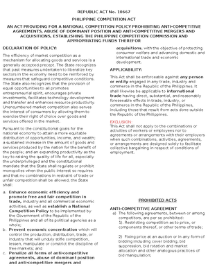 The Consumer Act of the Philippines and Lemon Law (RA No. 7394 ...