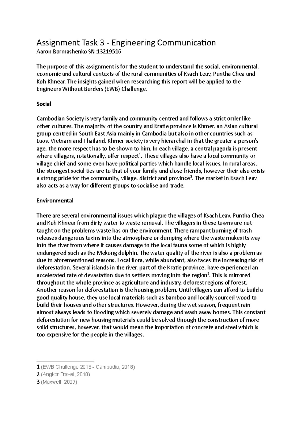 Assignment Task 3 - The insights gained when researching this report ...