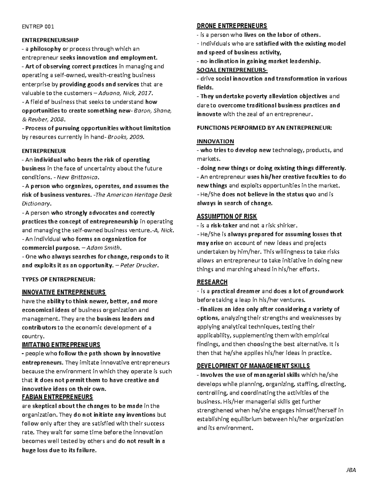 Entrep 3RD Grading Reviewer MOD 1 - ENTREP 001 ENTREPRENEURSHIP a ...