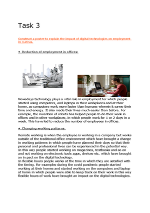 3 - L2 Diploma ICT gateway course assignment of Digital career skills ...