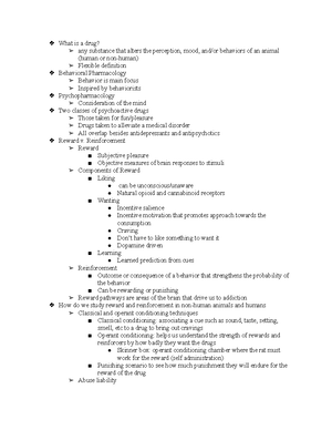 Stages of Addiction - lecture notes - Stages of Addiction Definition of ...