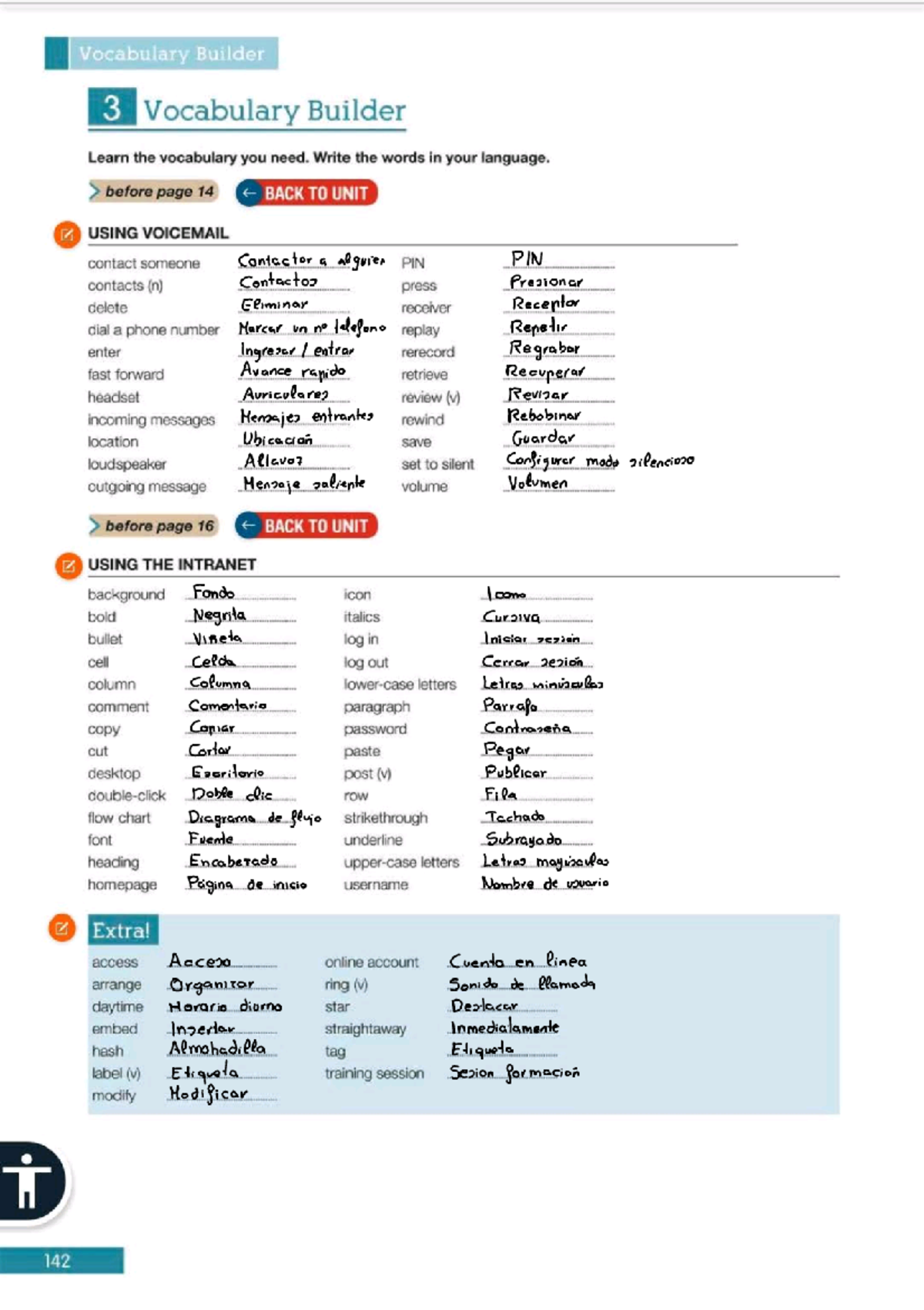 Vocabulario - Vocabulary Builder 3 Vocabulary Builder Learn the ...