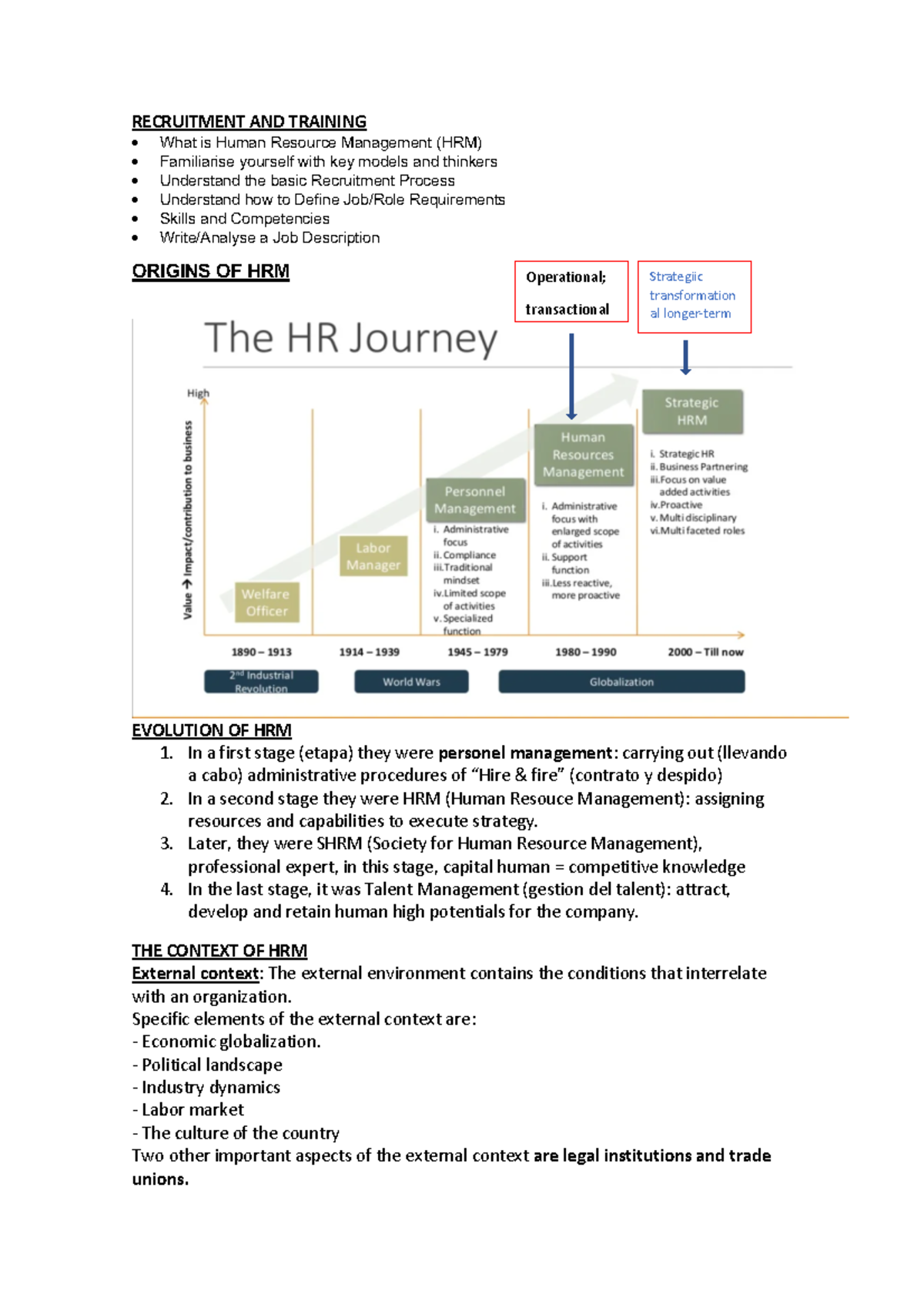 Recruitment AND Training - RECRUITMENT AND TRAINING What is Human ...