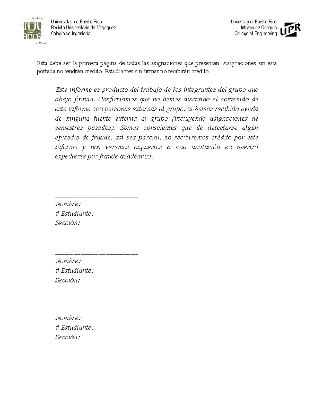 INGE3016-HW1 - Homework - Universidad de Puerto Rico University of ...